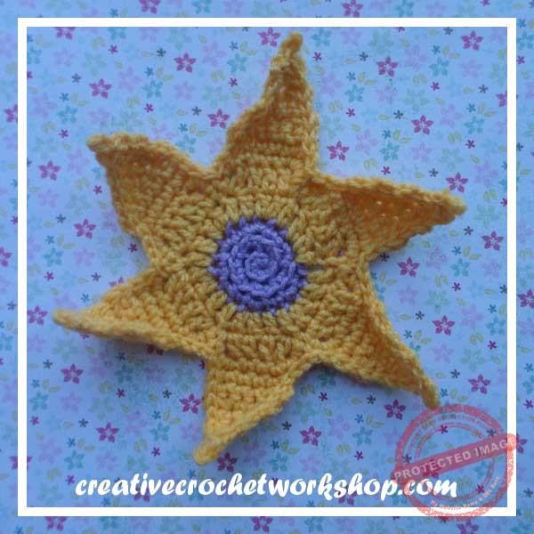 The Rapunzel Flower | American Crochet | Free Crochet Pattern